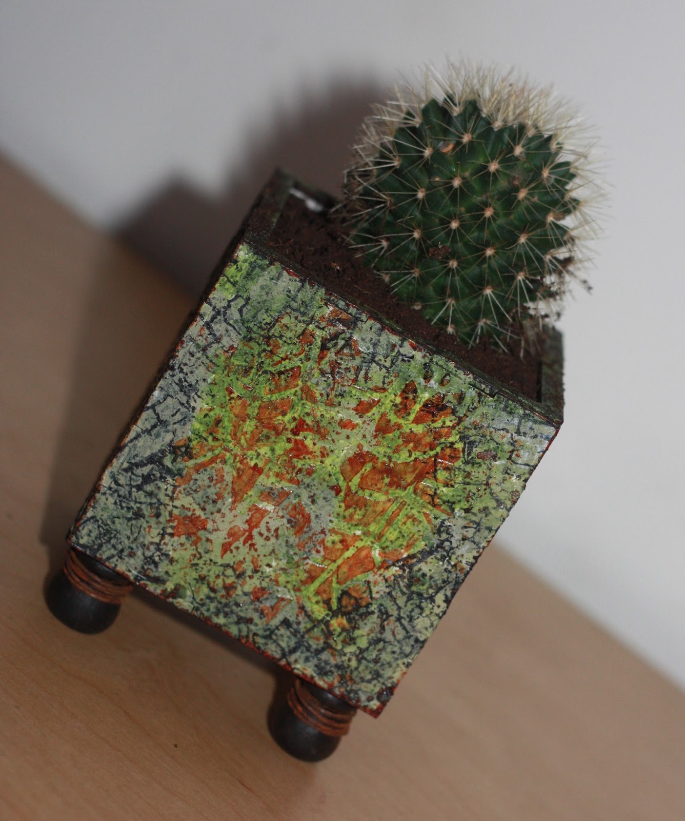 Calico Craft Parts: Cactus Pot by Lesley