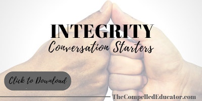 The Compelled Educator: Classroom Conversation Starters {Free Printables}