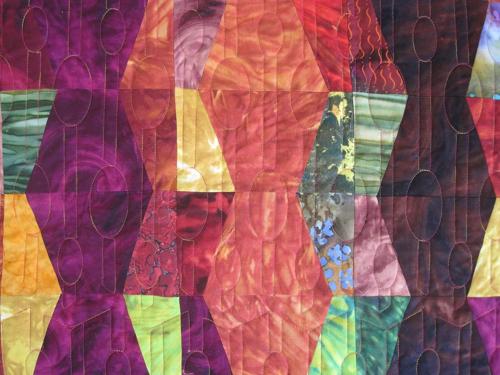 Finely Finished Quilts: Linda's Stacked Quilt