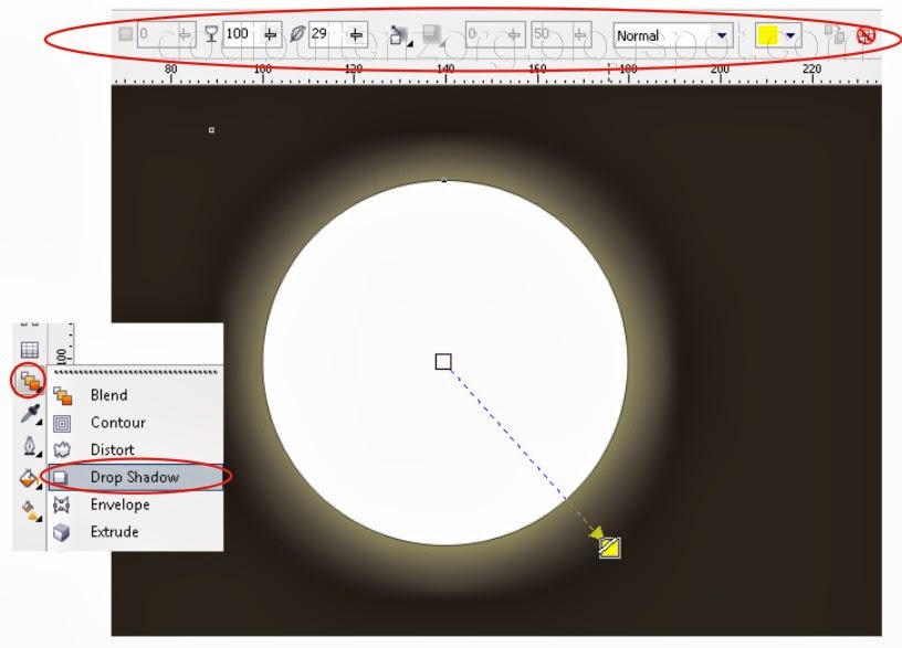 Kreasi Efek Interactive Drop Shadow Pada Teks Dan Objek Di CorelDraw ...