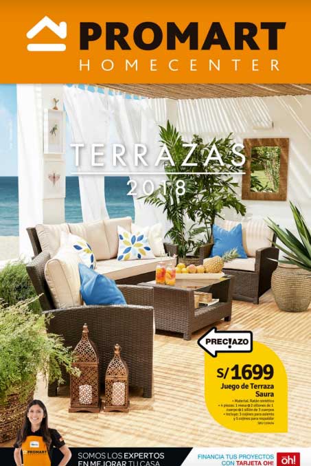 Catalogo Promart Lima Homecenter 2018 | terrazas ~ catalogos Peru 2021 ...