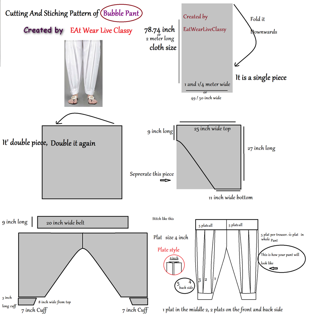 Bubble Pant Pattern Free - Created By Her