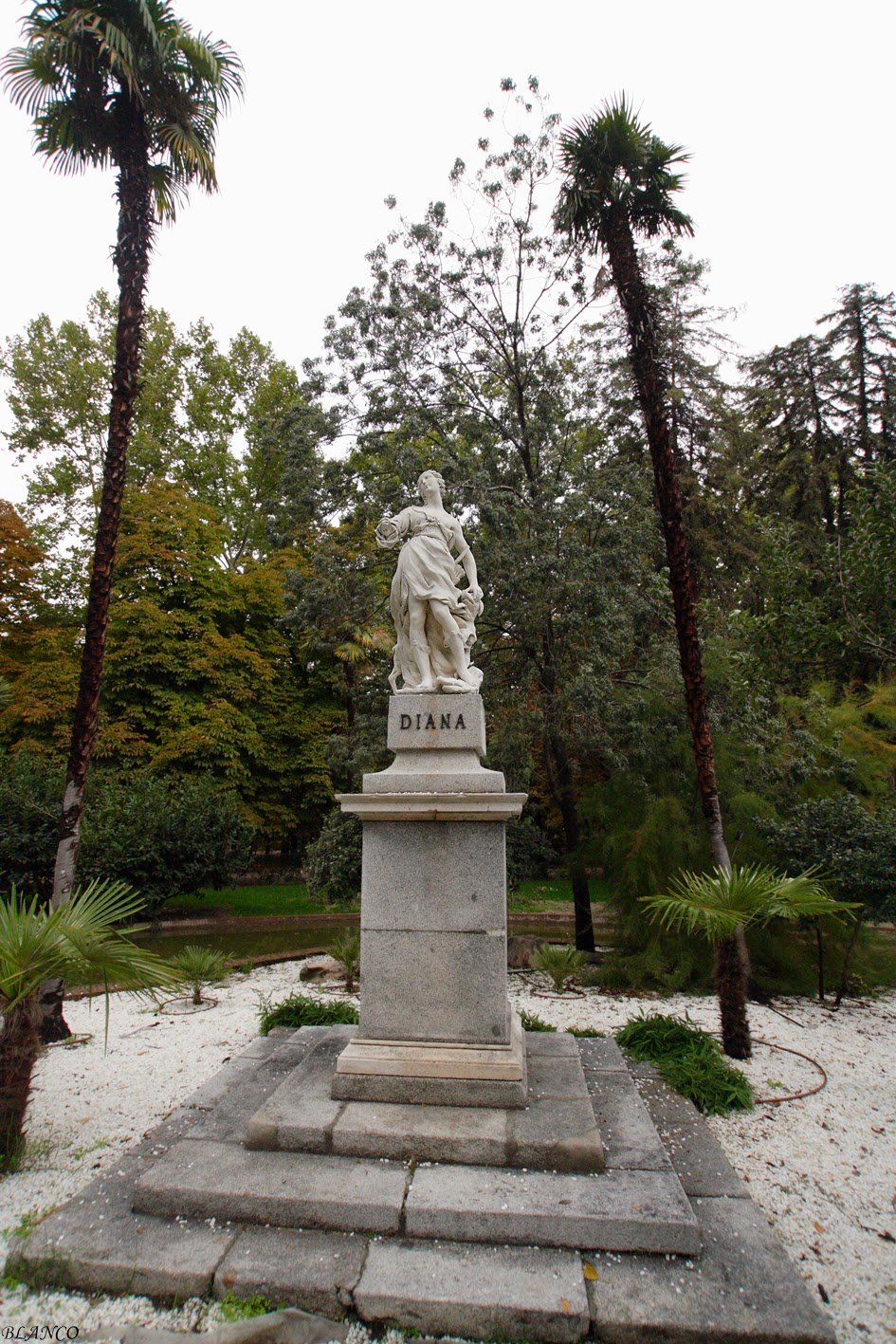 Madrid en Foto: Parque del Retiro: Estatua de Diana