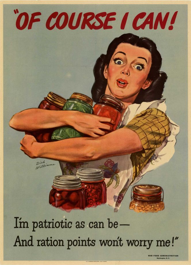 WW2 Recycle Cans Poster