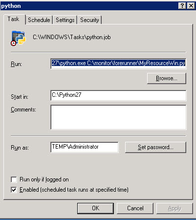 เขียน python or shell script ส่งค่า cpu ,memory และ Disk Usage ของ server linux centos และ ...