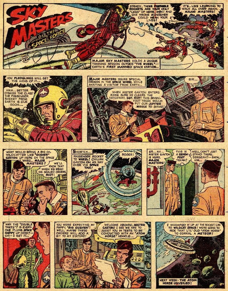 Cap'n's Comics: Some Sky Masters Sunday Funnies by Jack Kirby and Wally ...