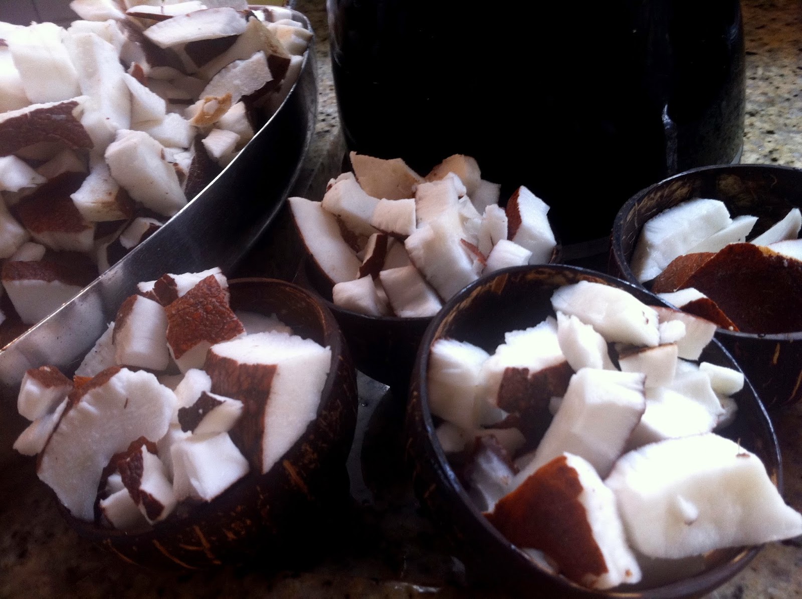 come-se: Tudo do coco. Ou creme de coco para cozinha tailandesa