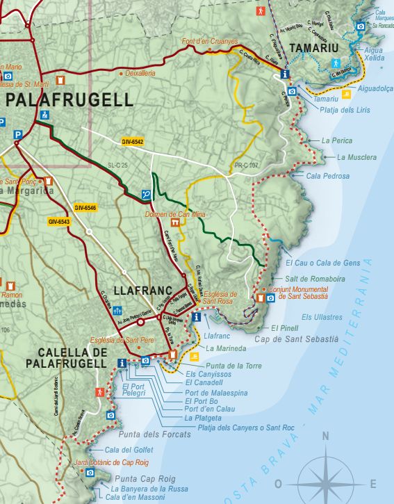 Arran de l'aigua: E20/ Tamariu - Calella de Palafrugell