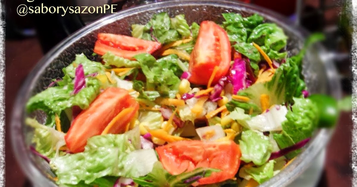 COMO SE PREPARA UN: COMO PREPARO UNA ENSALADA MIXTA - Receta - COMIDA ...
