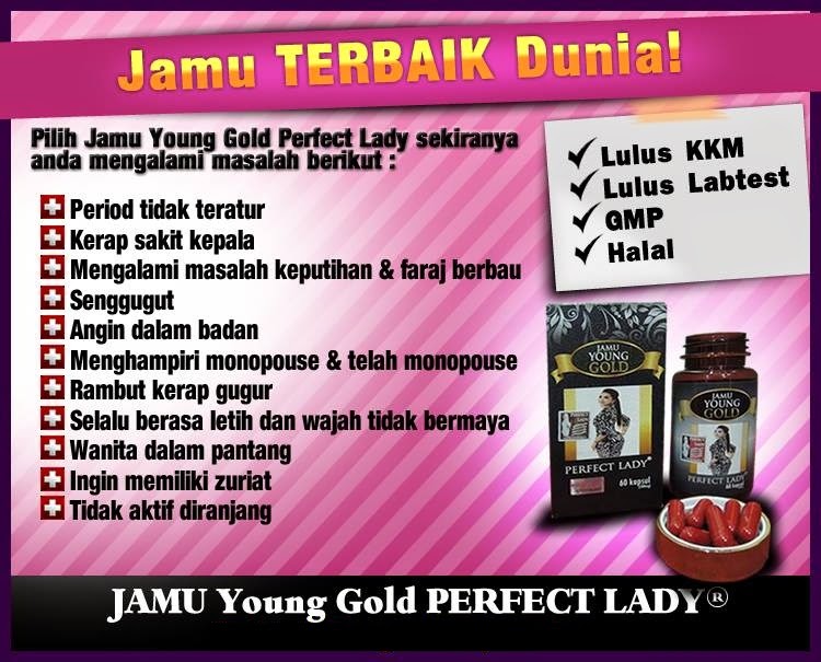 MIA SYUHADA SHOP: JAMU YOUNG GOLD PERFECT LADY - jamu terbaik untuk ...