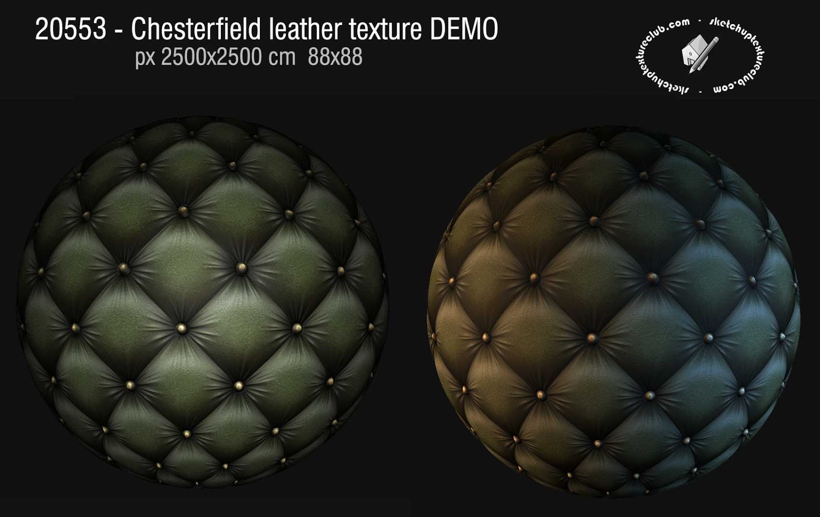 SKETCHUP TEXTURE: new Chesterfield leather texture seamless