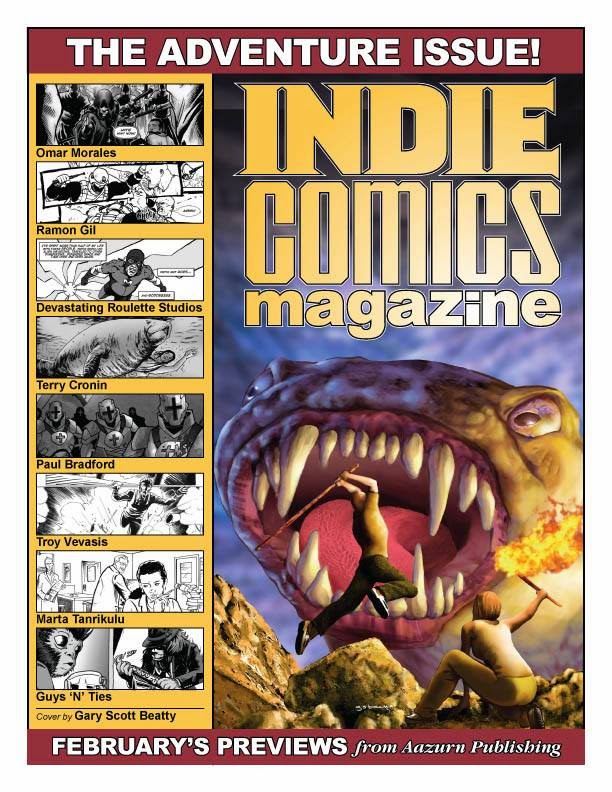 INERTIA PUBLICATIONS: INDIE COMICS MAGAZINE #9 - THE ADVENTURE ISSUE