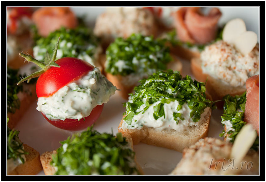 Gastronomia, o arta: Aperitive cu brânză