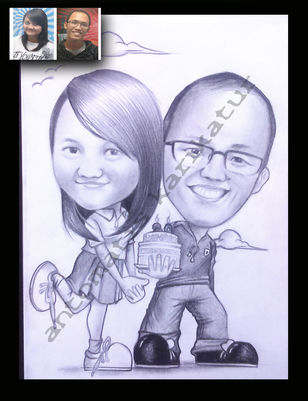 ANTOMATIS KARIKATUR: SIMPLE SKETCH KARIKATUR ,BAGUS REQUEST