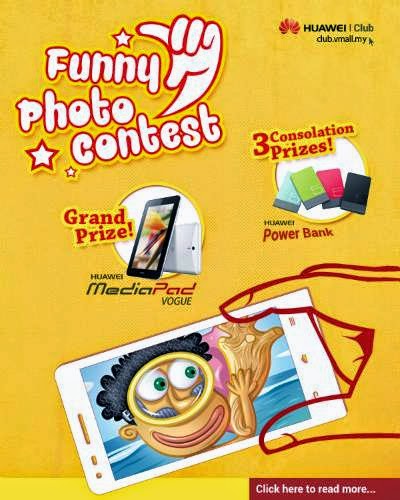 Huawei “Funny Photo Contest” : Win MediaPad Vogue, Power Bank ...