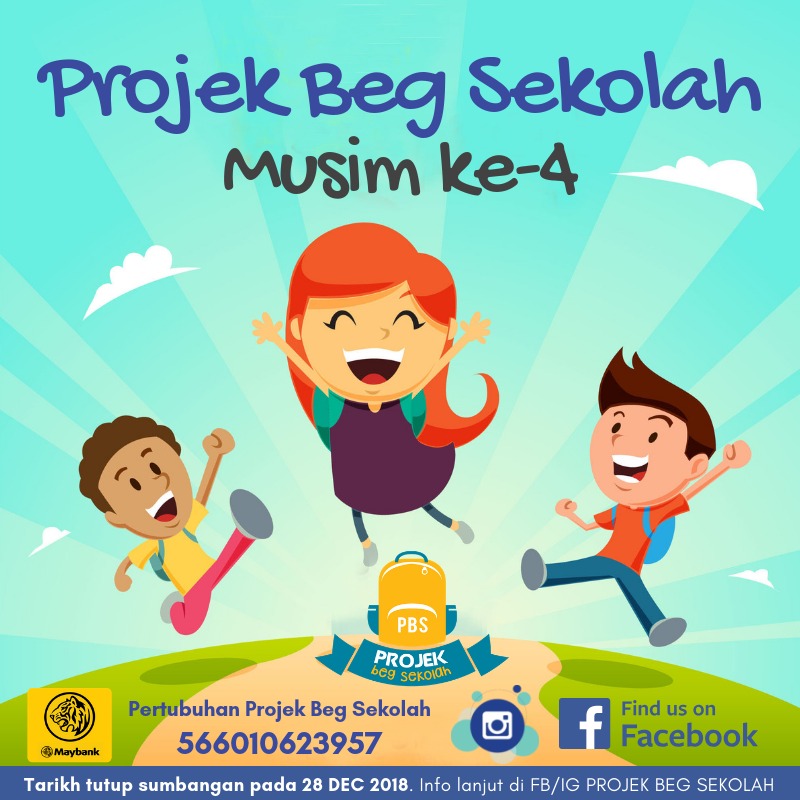Projek Beg Sekolah Musim Ke-4!