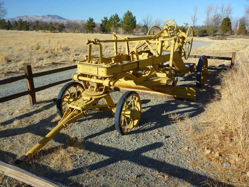 Trailing Ahead: A Stockland road grader at Bartley Ranch loop trail
