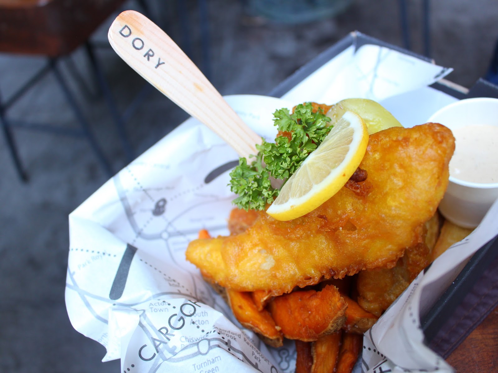 Great Fish and Chips at Cargofish - Gastronomida