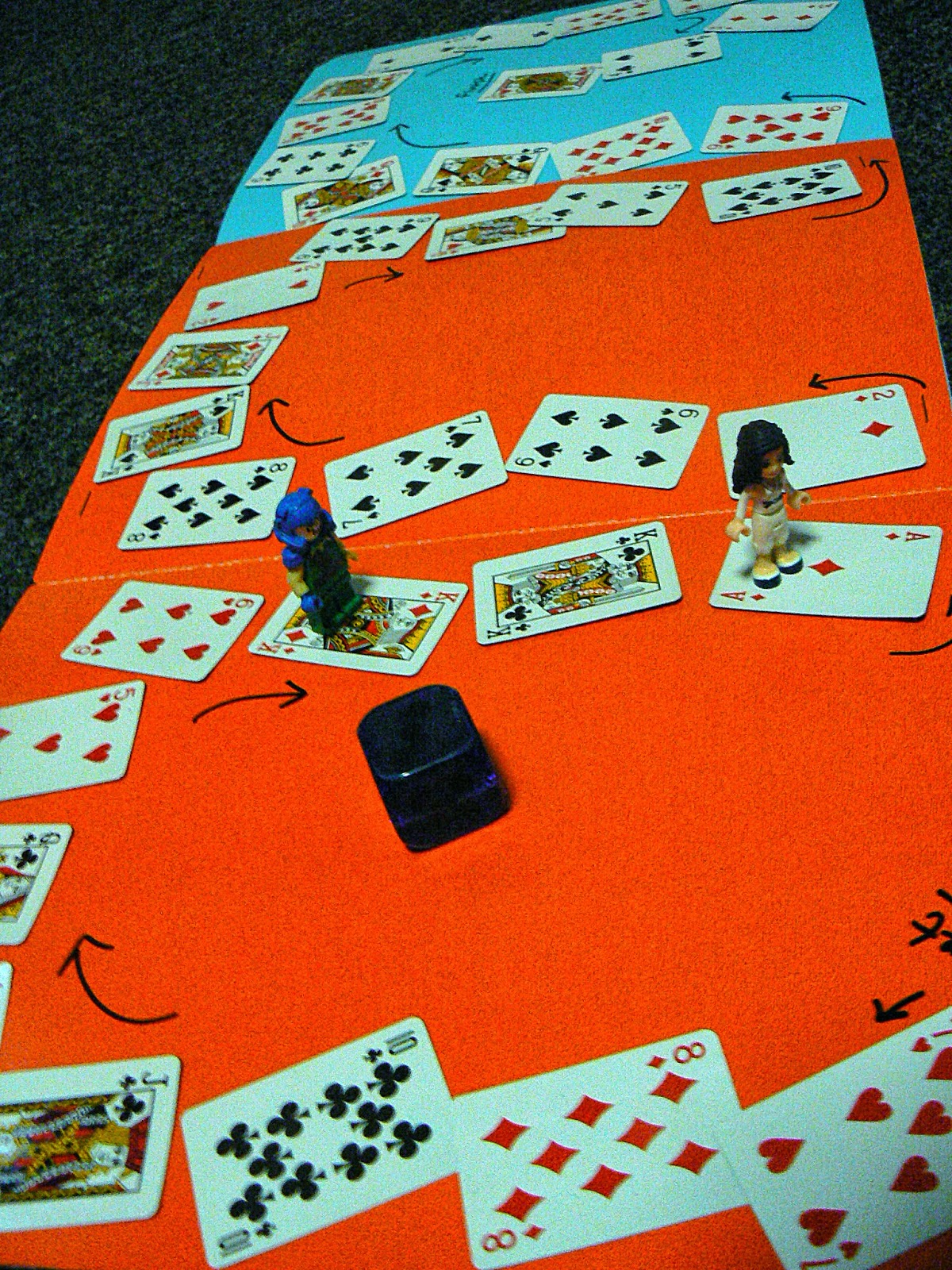 101 Days of Homeschooling: Day 26 / 103 - Mini Card Game Boards