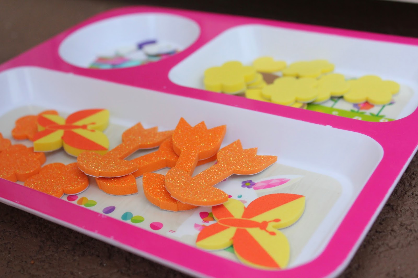 Little Sign, and More: Easter Egg Color-Sorting Collage