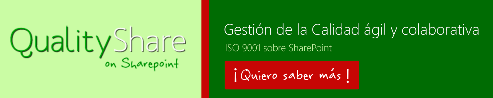 La Gestión de la Calidad sobre SharePoint es una decisión óptima | Soluciones SharePoint