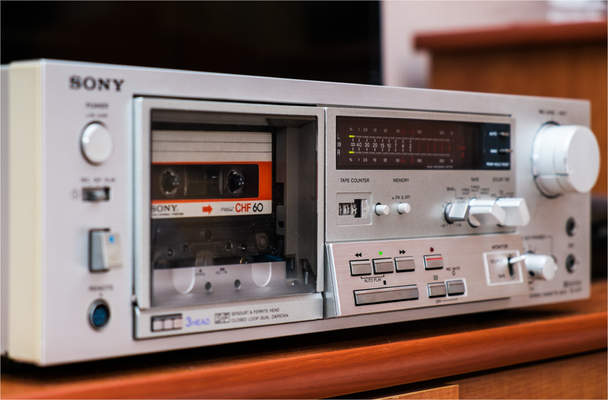 Vintage Audio: Stereo Cassette Deck SONY TC-K71