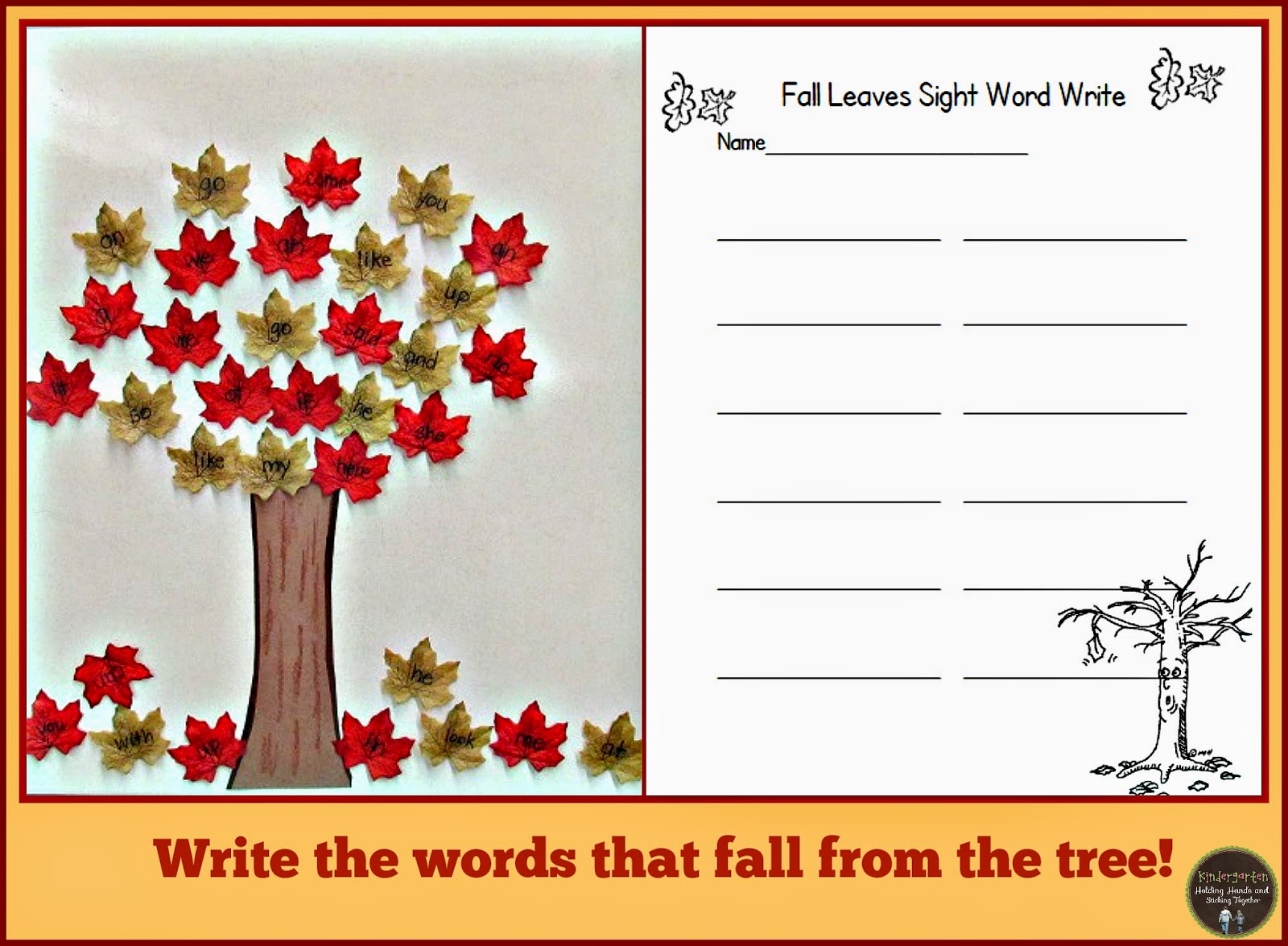 Kindergarten: Holding Hands and Sticking Together: Five for Friday ...