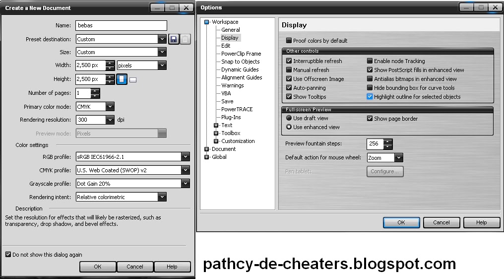 Cara Membuat Desain 3D di Corel Draw X6 ~ Rezky'Site