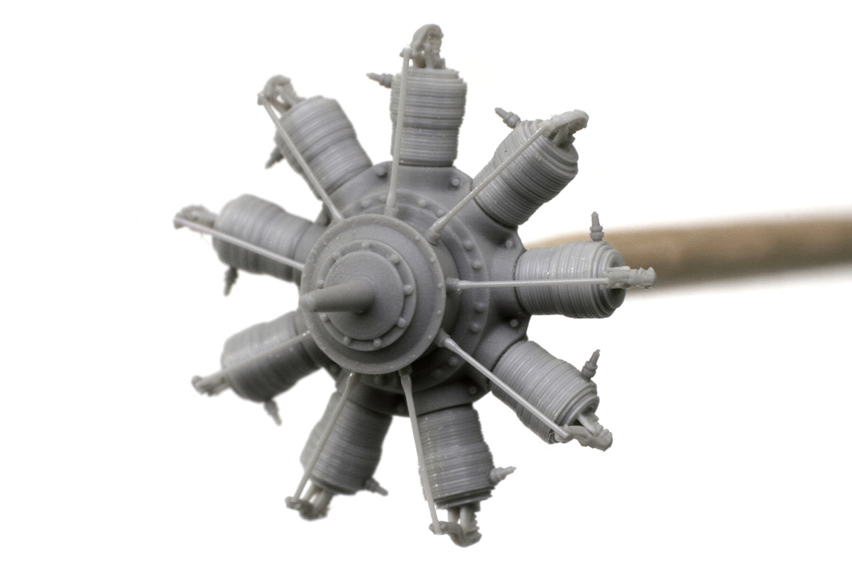 Small Stuff Models: 72109 1/72 Gnome Monosoupape 9B-2 (100 hp) Engine