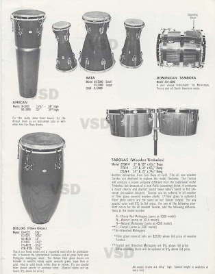 Rumba Instruments: Gon Bops Historical Catalog