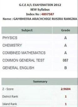 Our Lanka: A/L results released - Maths and Bio Island first from ...