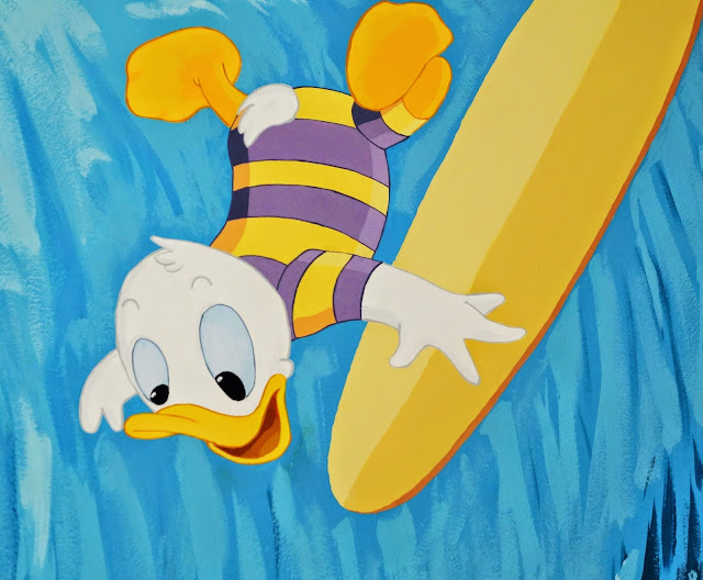 Τοιχογραφίες Παιδικών Δωματίων: 16.Σέρφινγκ με Ντόναλντ / Surfing with ...