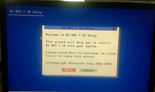 MS DOS 7.1 OS - RAMESH'S BLOG