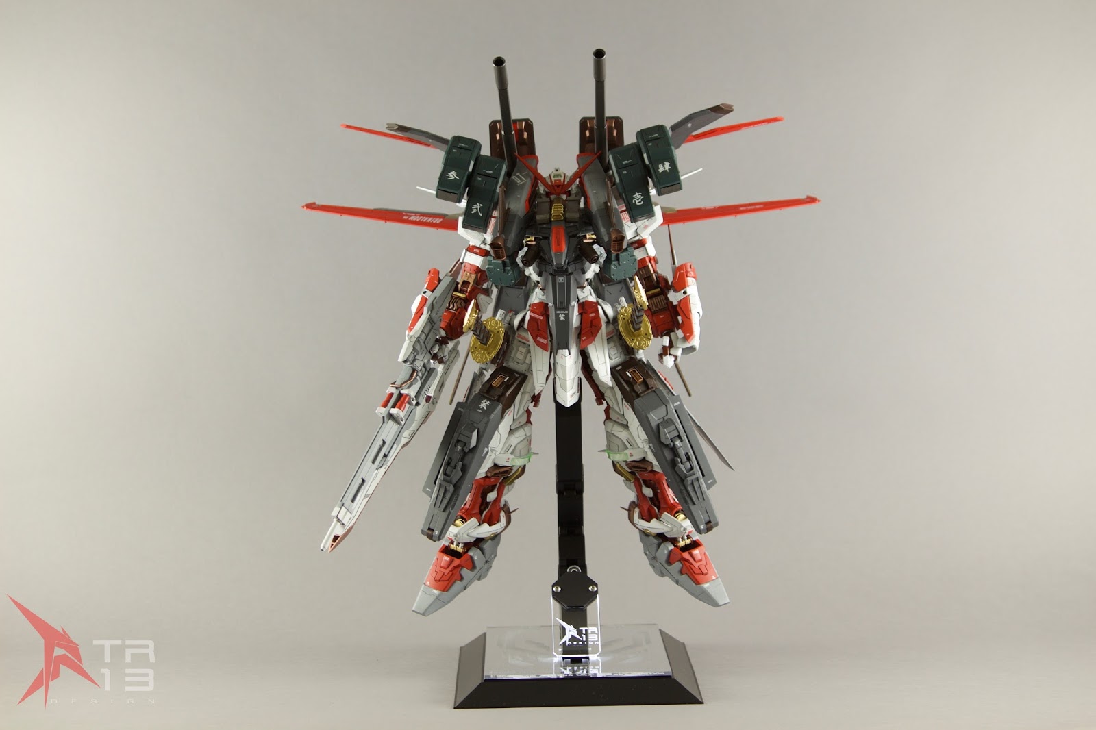 Custom Build: PG 1/60 Gundam Astray Red Frame "Raizen" Full Armour Mode