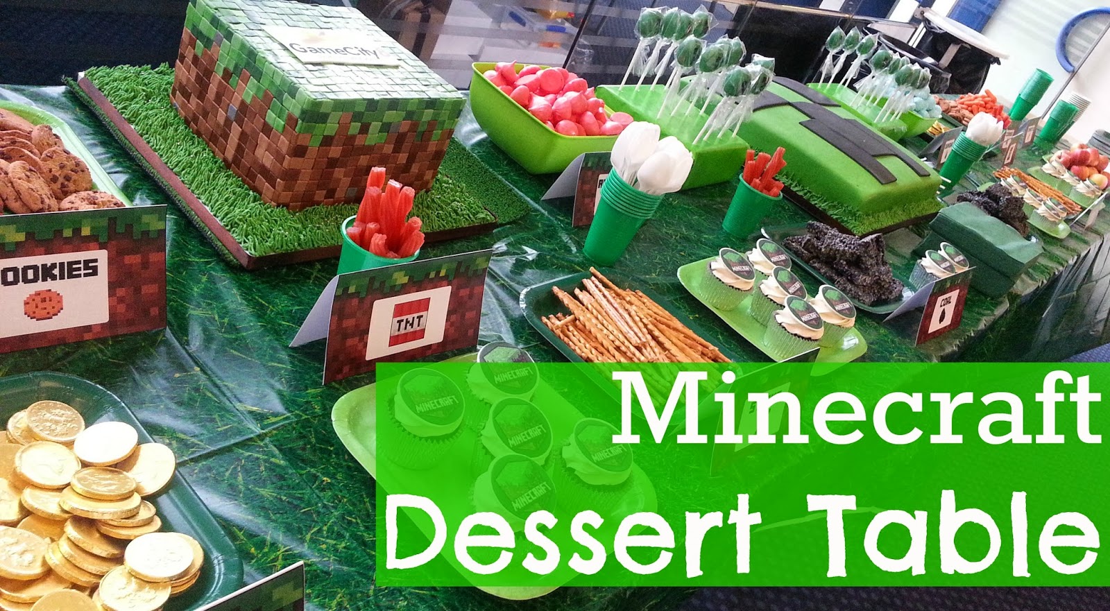 My sugar coated life...: Minecraft dessert table fun at Gamecity