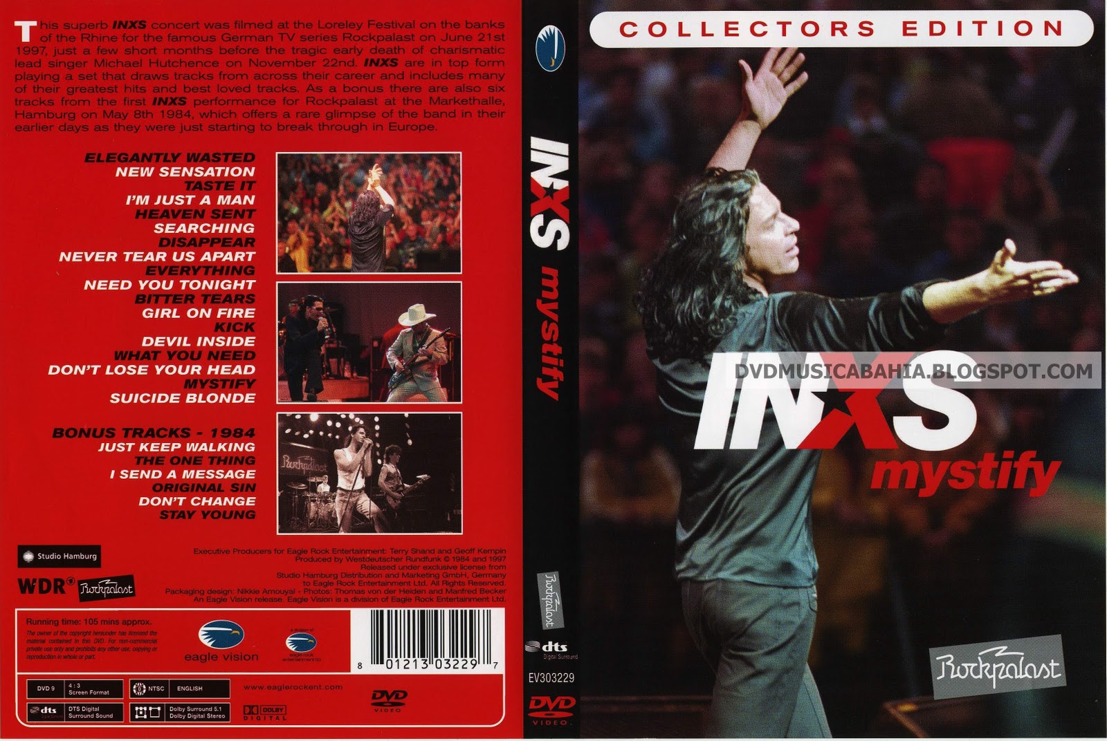 LOS MEJORES DVD DE MUSICA Y MAS....!!!!: INXS - MYSTIFY ROCKAPLAST (1997)