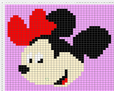The Perfect Stitch...: Minnie Mouse C2C Baby Blanket