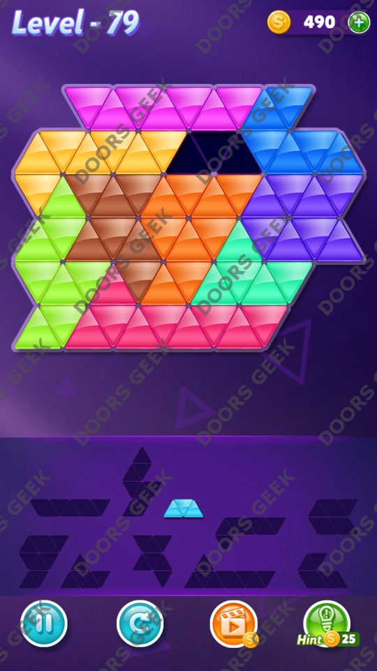 Block! Triangle Puzzle 10 Mania Level 79 Solution ~ Doors Geek