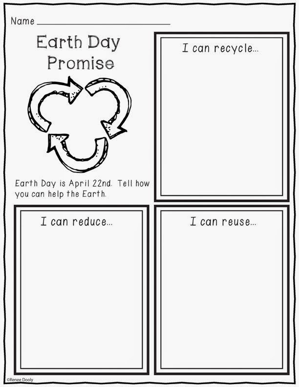 Teaching Blog Round Up: Earth Day Promise (Freebie)