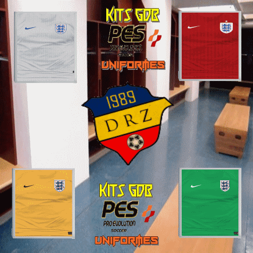 Todo Kits o Uniformes para PES 6 By DRZ: Kit GDB England o Inglaterra ...