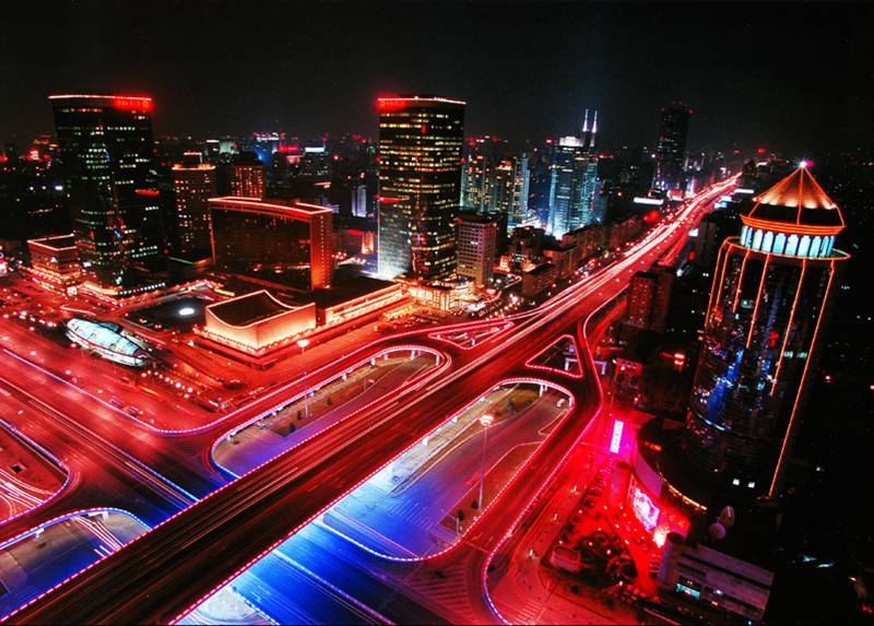 World Visits: Beijing china At Night view