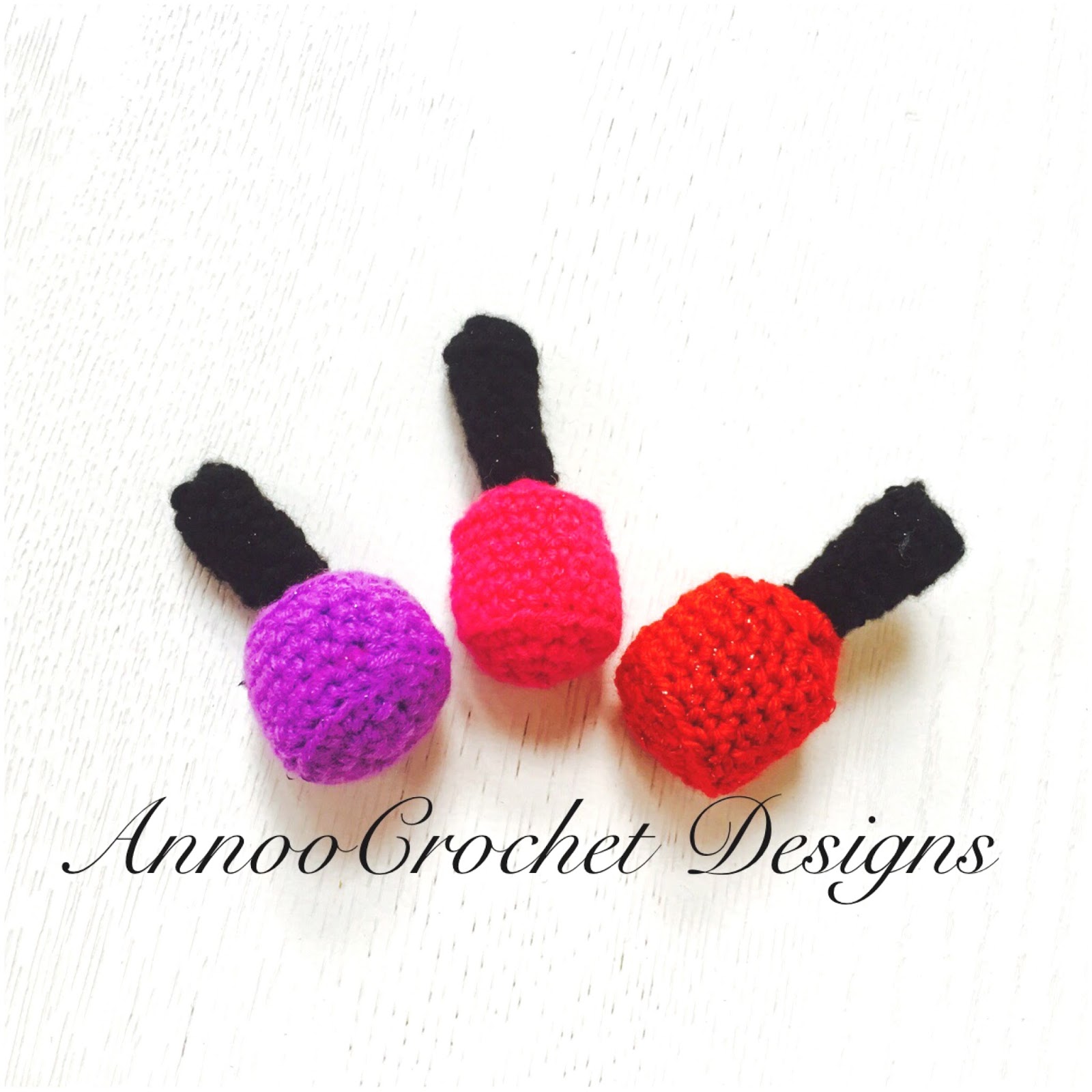 Annoo's Crochet World: Nail Polish Amigurumi Free tutorial