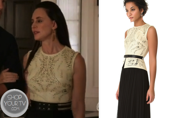 Revenge: Season 3 Episode 6 Victoria's Black and White Dress | Shop Your TV