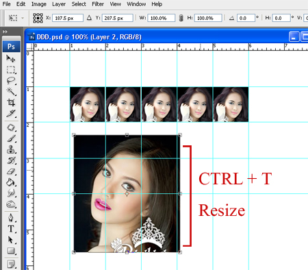 1x1 and 2x2 photo resizing | Bohol Countryside Tours