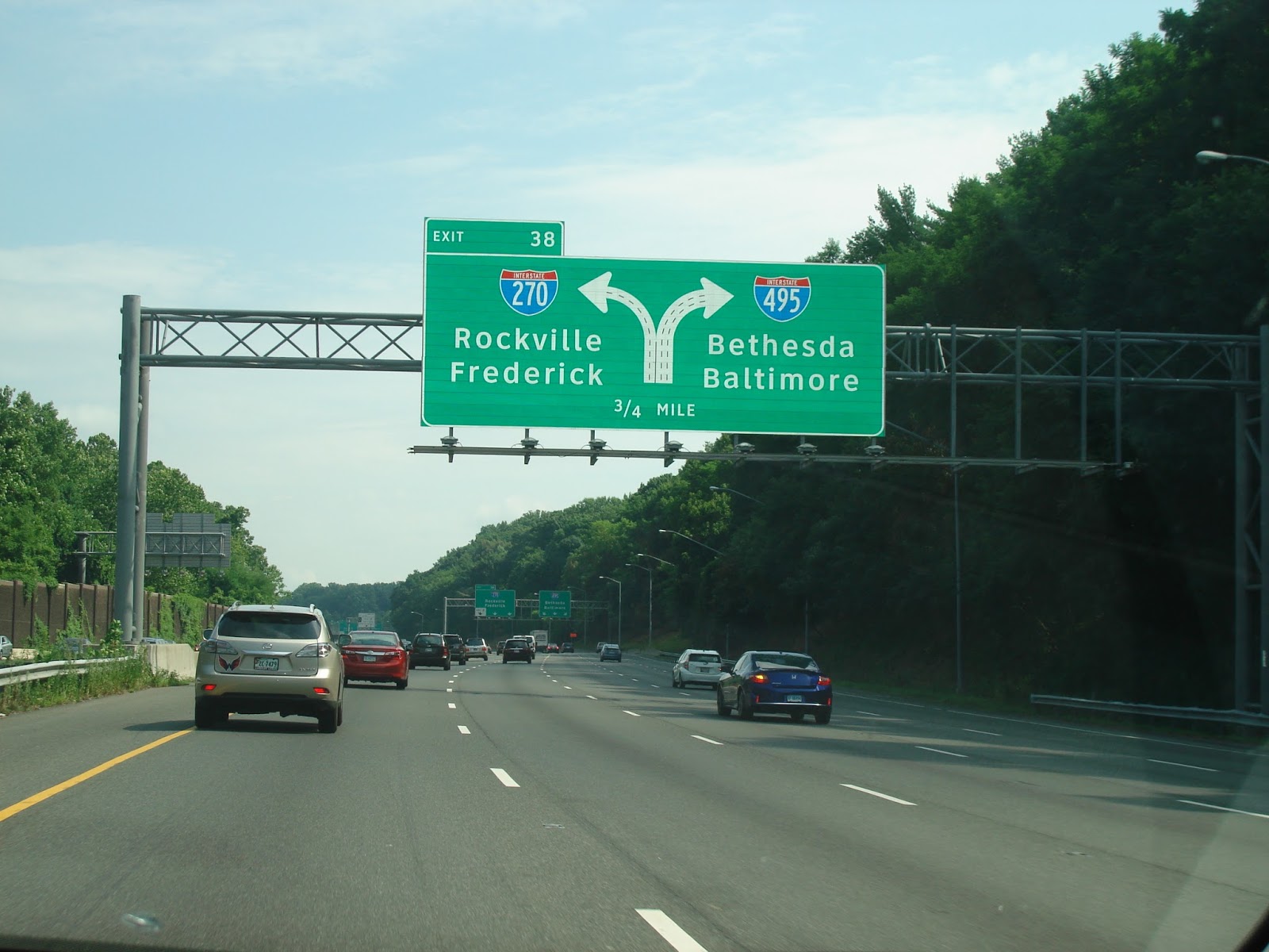 Luke's Signs: Interstate 495/Capital Beltway - Maryland
