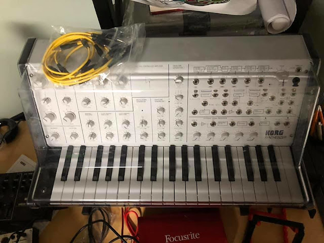 MATRIXSYNTH: MS-20 Mini Limited-Edition White + Deck Saver