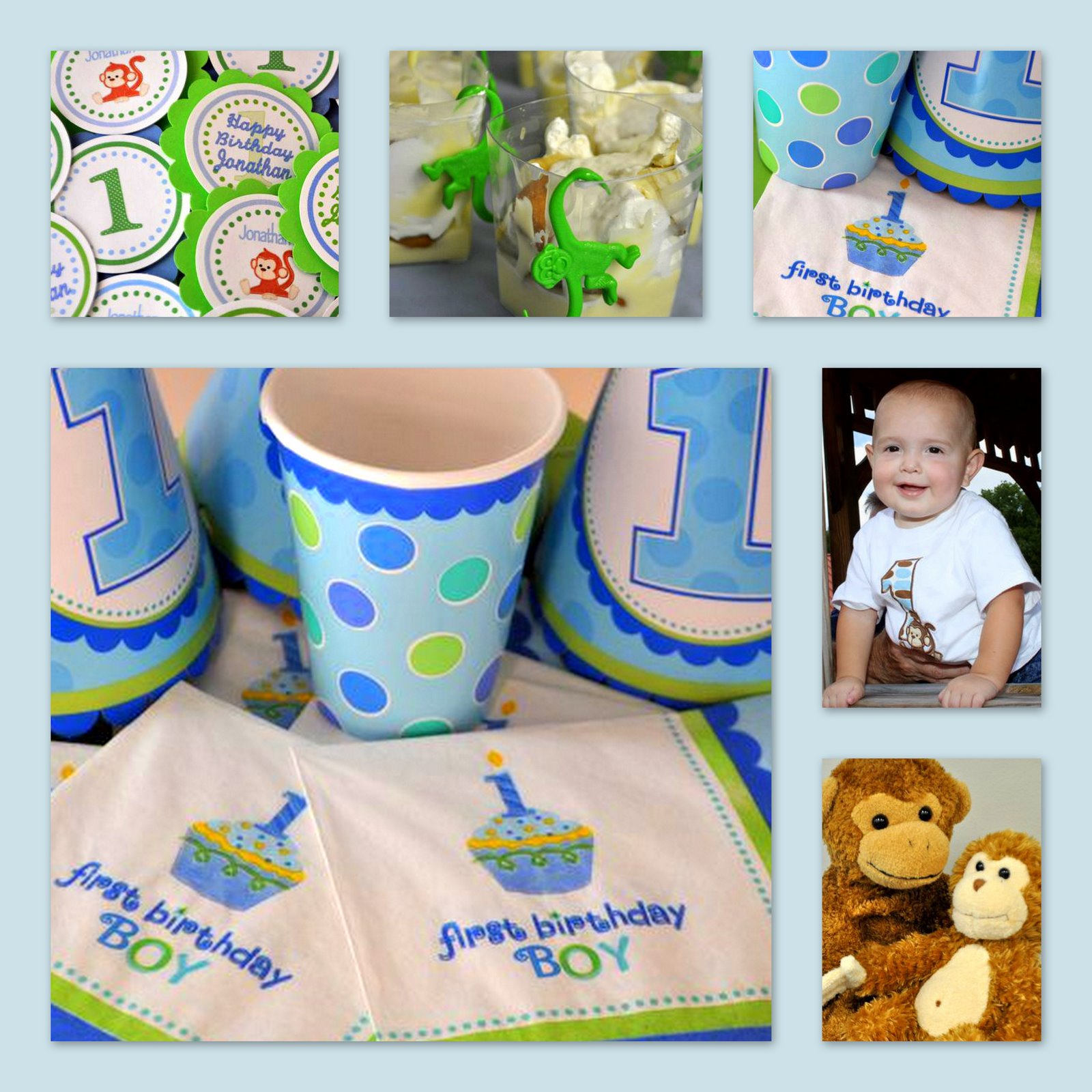 A Little Loveliness: Monkey Party Decor & Favors