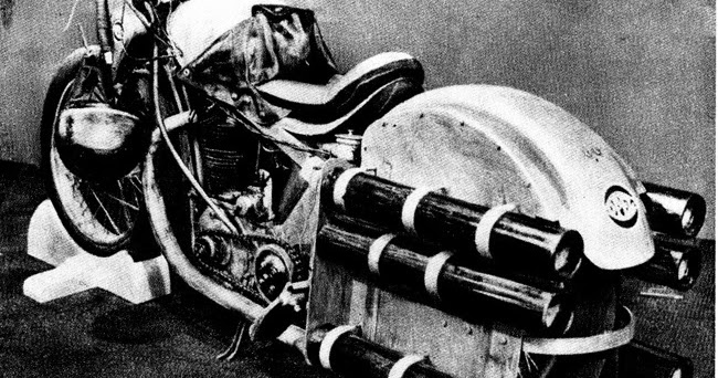 The 1928 Opel Rocket-Powered Motorcycle ~ Riding Vintage