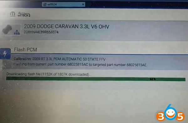 wiTech Micropod II Technical Support: 2010 Dodge Grand Caravan PCM swap ...