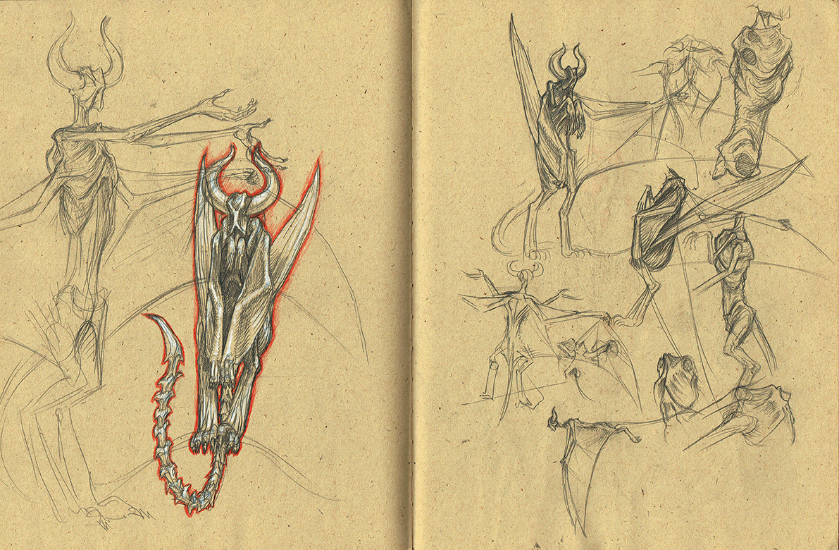 Drawing is Neat: H.P. Lovecraft's Night-gaunt: The Tickling Terror